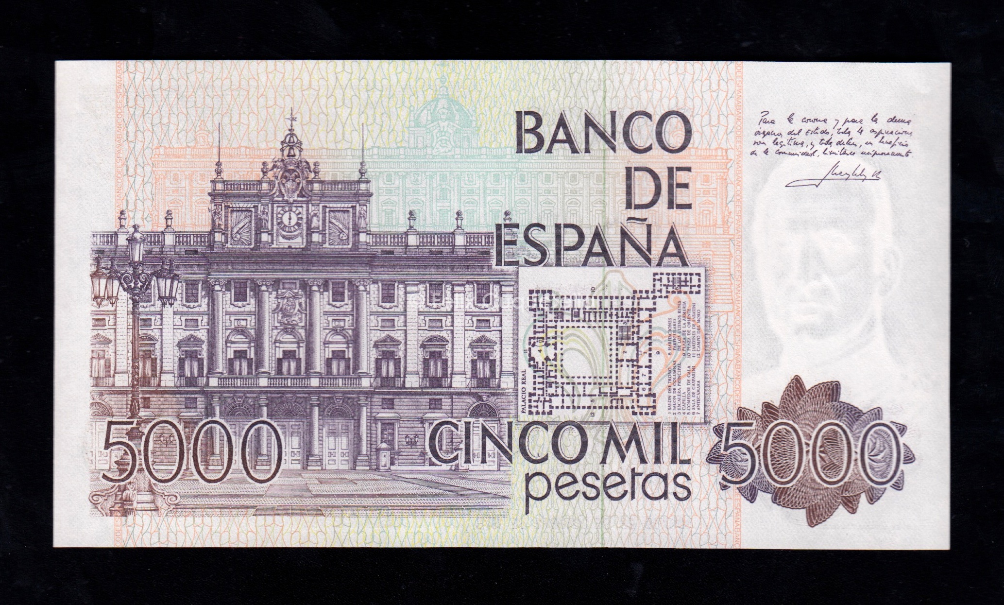 5000 pesetas 1979, serie 1B, S/C- Felix Cuquerella